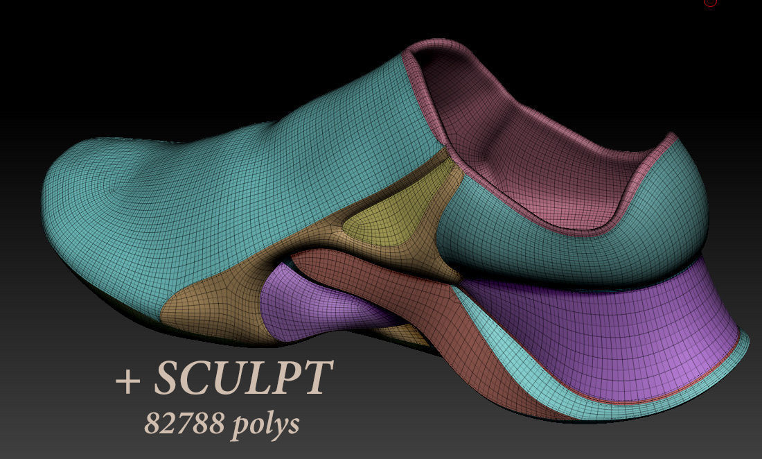 sci-fi shoe base sketch free 3D model | CGTrader