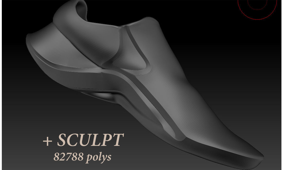sci-fi shoe base sketch free 3D model | CGTrader