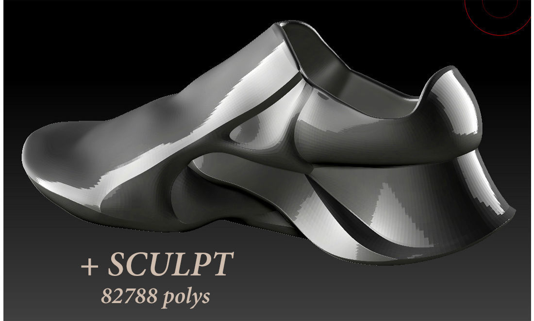 sci-fi shoe base sketch free 3D model | CGTrader