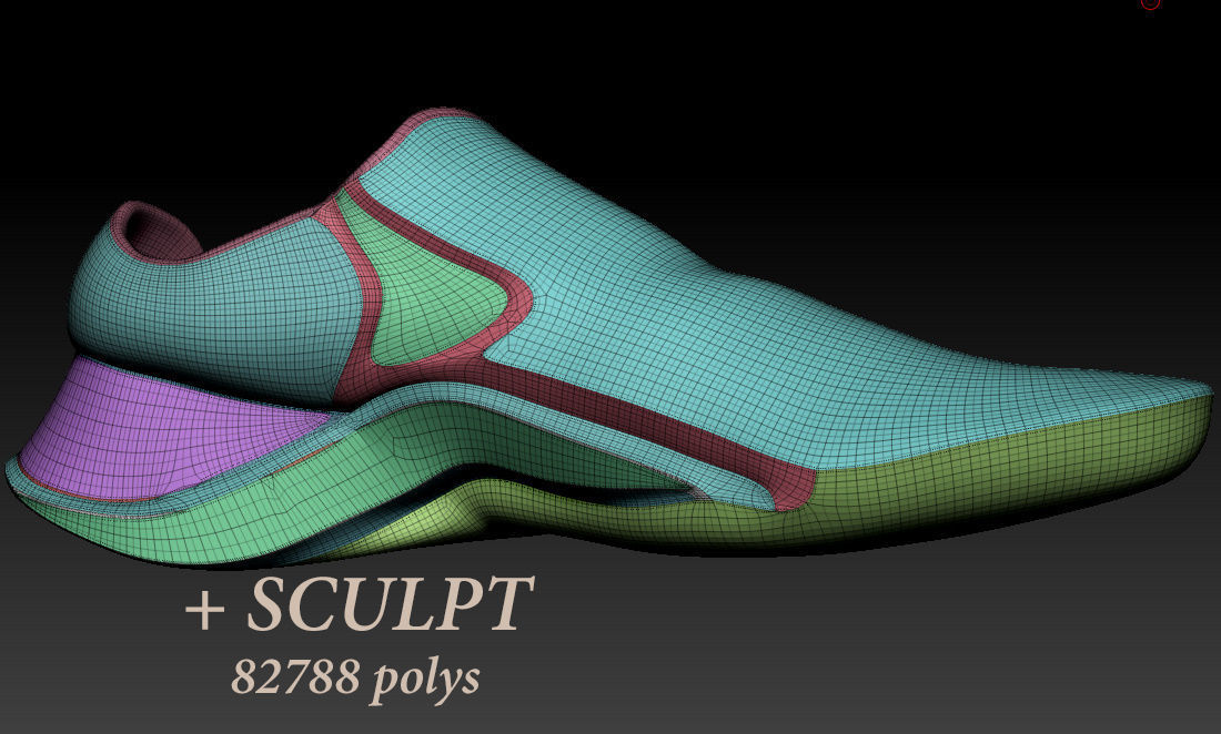 sci-fi shoe base sketch free 3D model | CGTrader