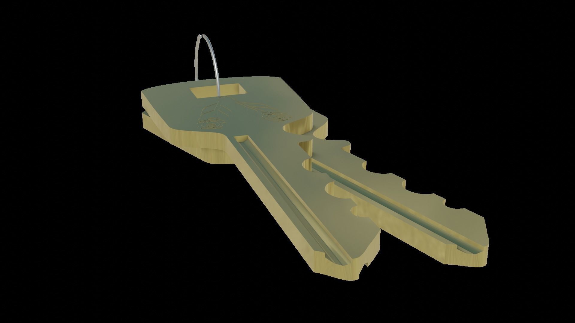 keys set golden key free VR / AR / low-poly 3D model | CGTrader
