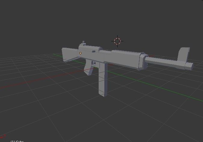 Smg 45ACP Low Poly 3D model | CGTrader