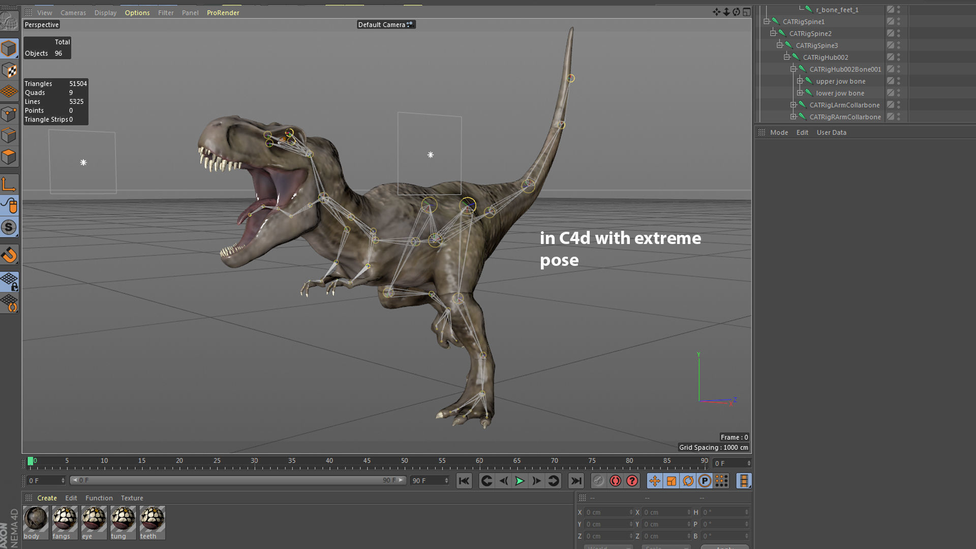 3D model Trex dinosaur game model Tyrannosaurus VR / AR / low-poly ...