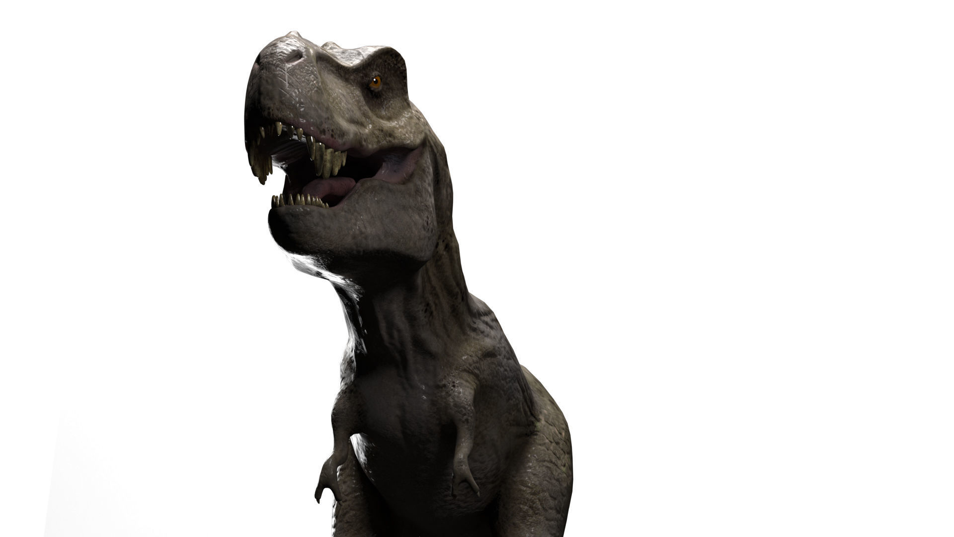 3D model Trex dinosaur game model Tyrannosaurus VR / AR / low-poly ...