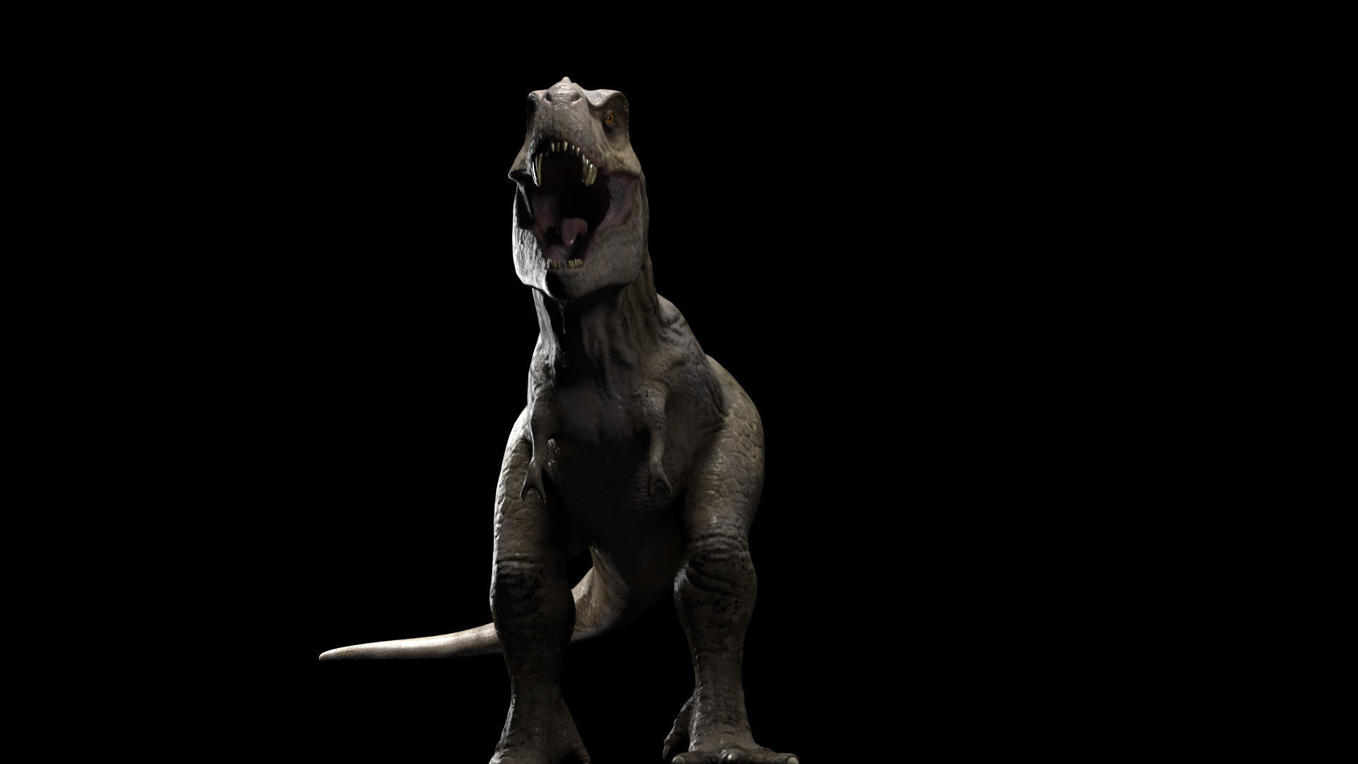 3D model Trex dinosaur game model Tyrannosaurus VR / AR / low-poly ...