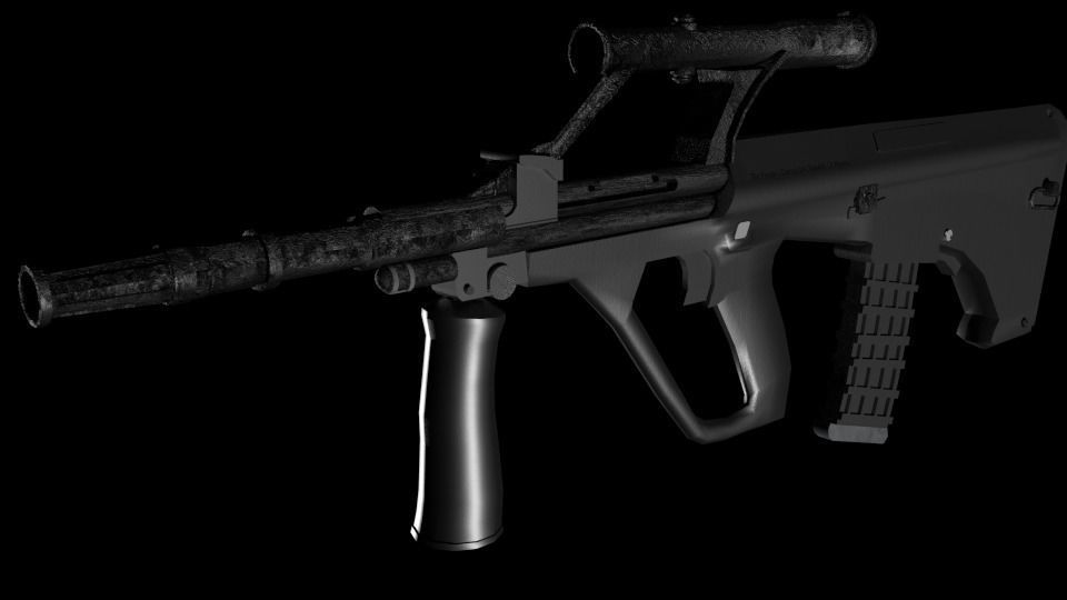 3D model AUG Rifle VR / AR / low-poly | CGTrader
