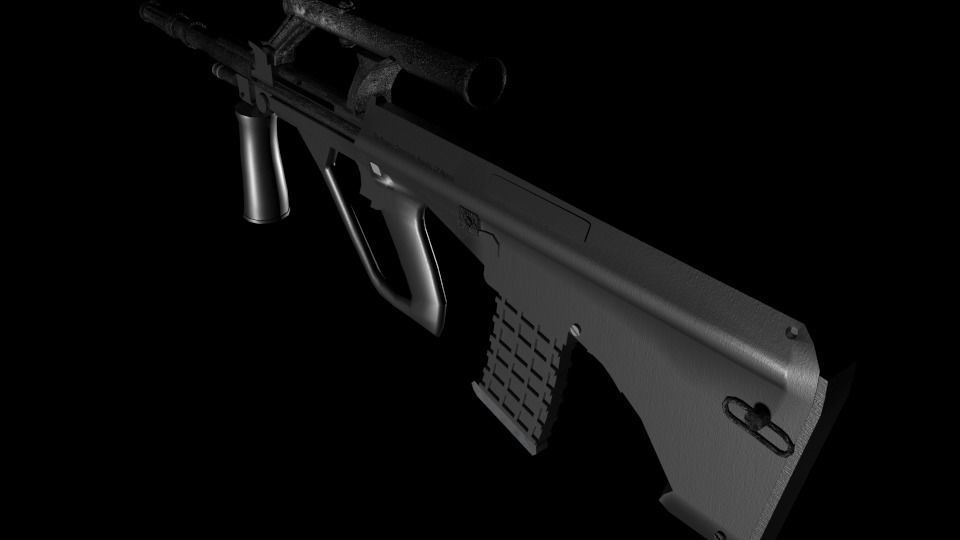 3D model AUG Rifle VR / AR / low-poly | CGTrader