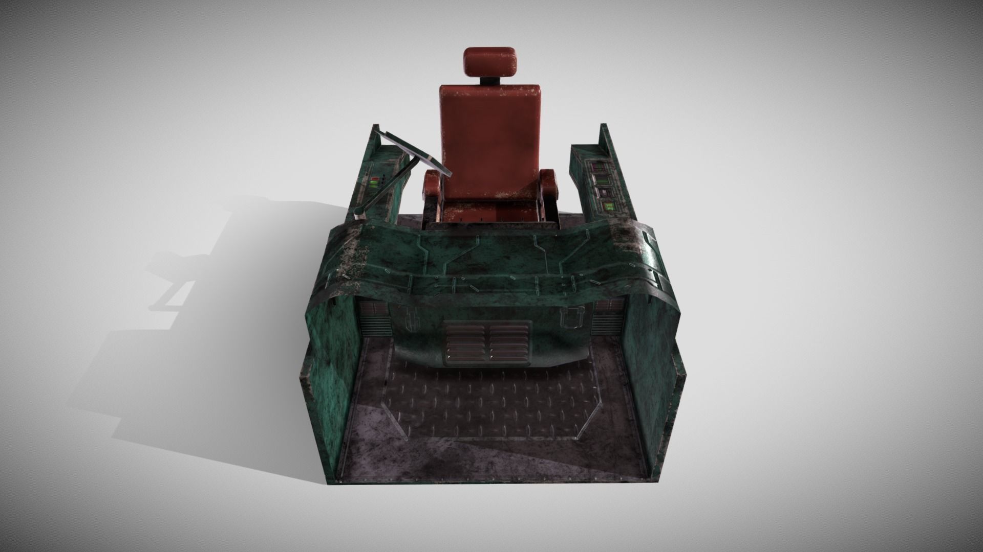 3D model Sci-fi Cockpit VR / AR / low-poly | CGTrader