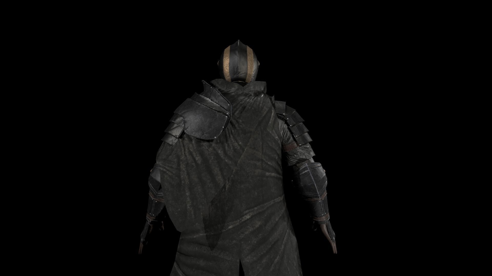 ESM Ashen Knight 3D model rigged | CGTrader
