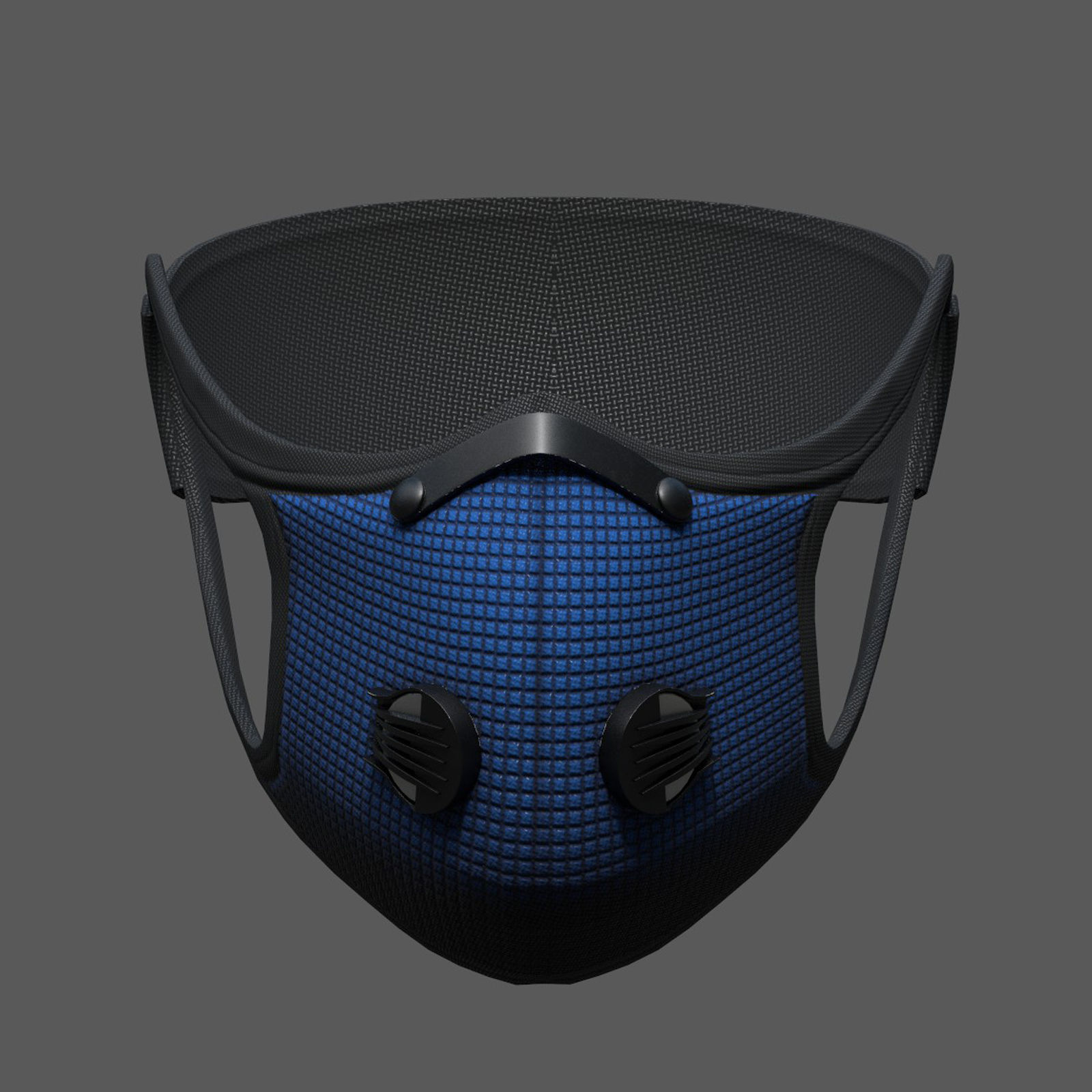 3D model Gas mask fabric futuristic protection isolated military VR ...