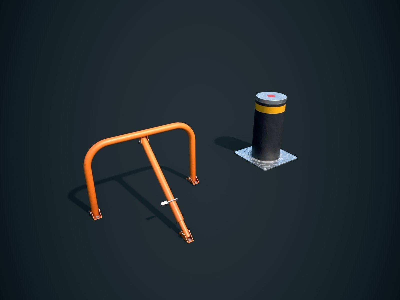 3D model Limit Stops Pack VR / AR / low-poly | CGTrader