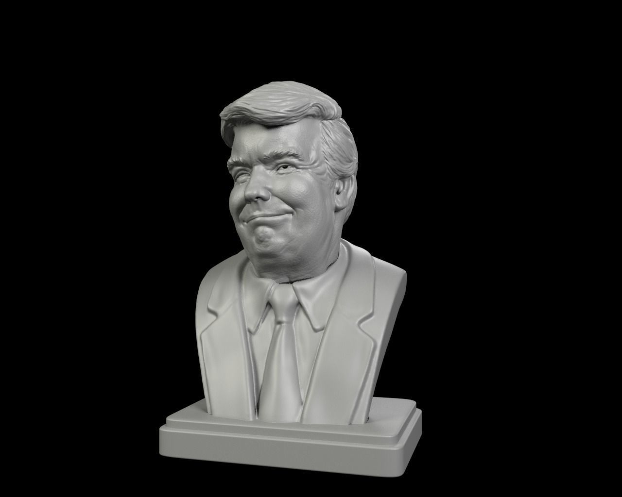 Donald Trump 3D model 3D printable | CGTrader
