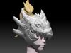 Mercy Dragoon Helmet 3D print Model Overwatch 3D model 3D printable ...