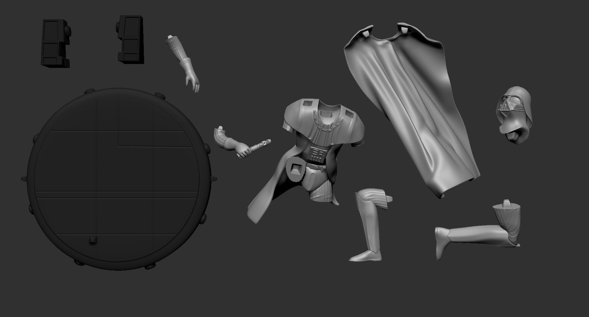 darth vader 3D print model 3D model 3D printable | CGTrader