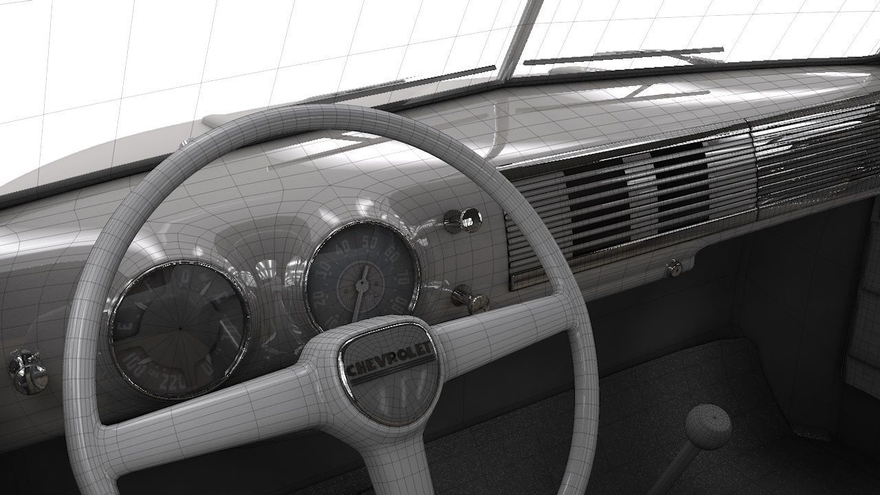 CHEVY COE TOW TRUCK 1949 and 3100 PANEL TRUCK 1951 3D model | CGTrader