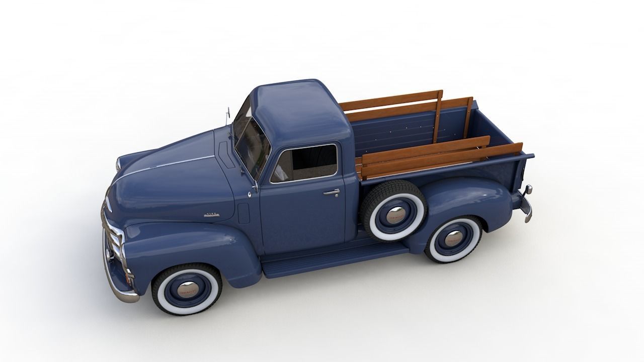 CHEVY 3100 PICKUP 1954 3D model | CGTrader