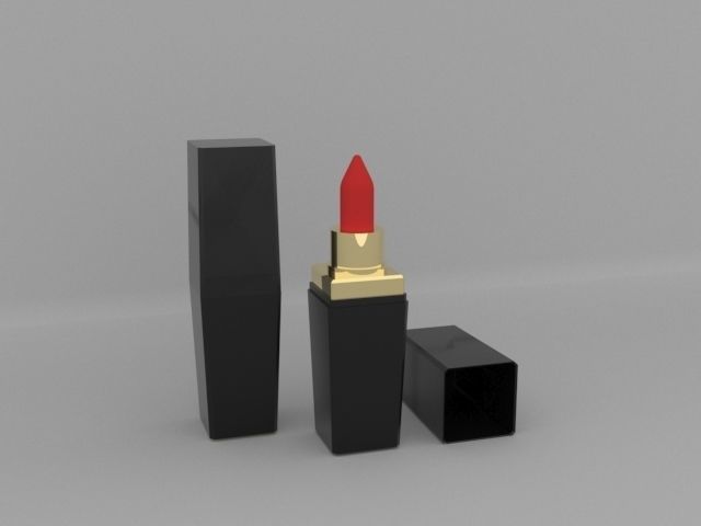 Lipstick in box 3D model 3D printable | CGTrader