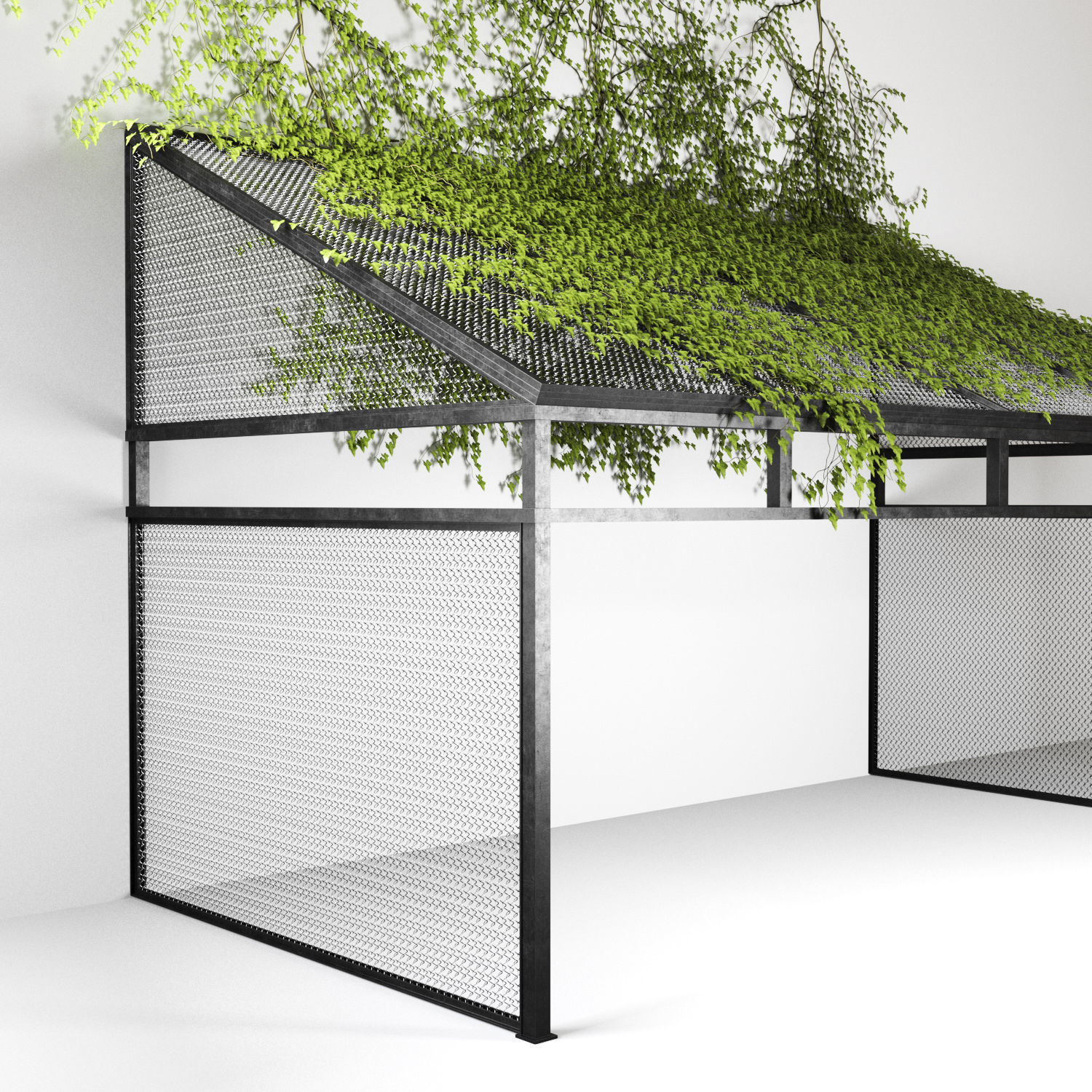 Metal canopy 3D model | CGTrader