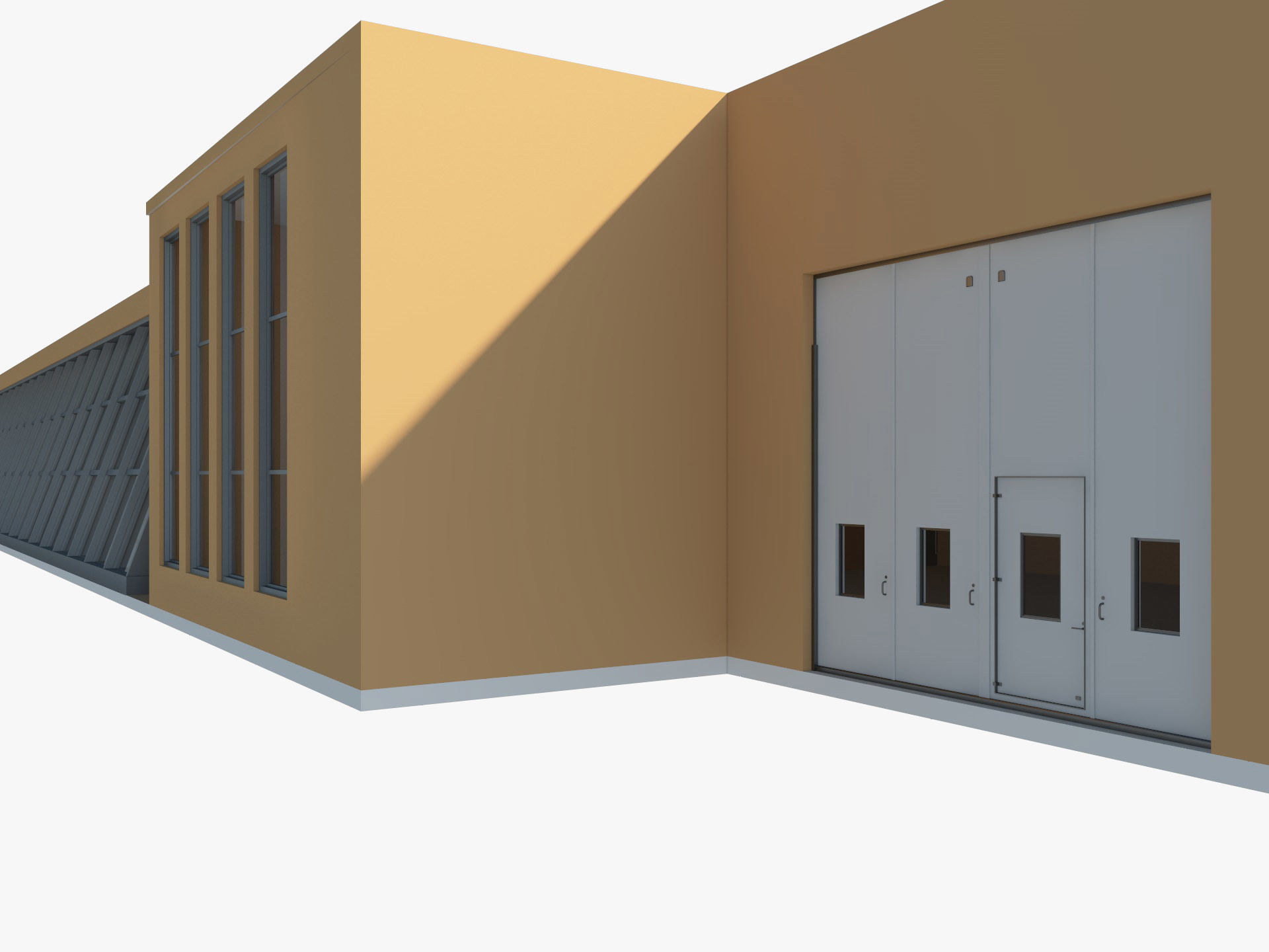 Congress Center Hall 3D model | CGTrader