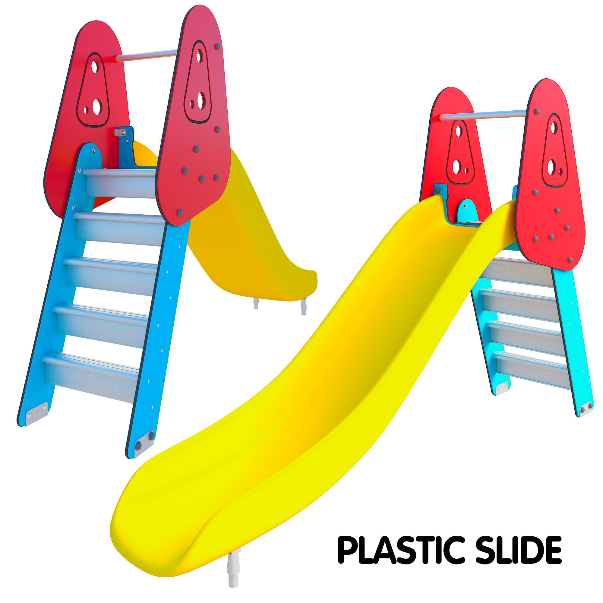 Children slides Kompan 3D model | CGTrader