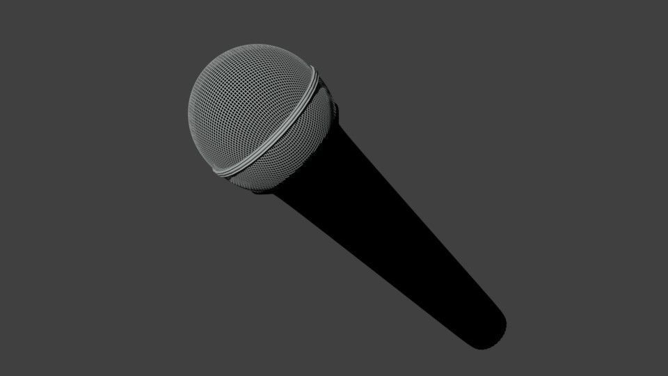 Microphone free 3D model | CGTrader