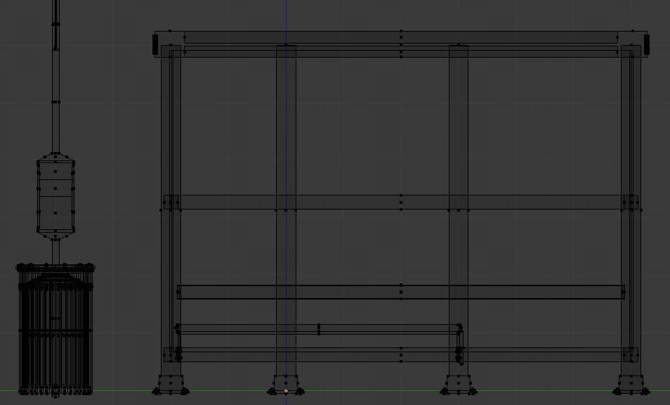 3D model Metro Bus Stop VR / AR / low-poly | CGTrader