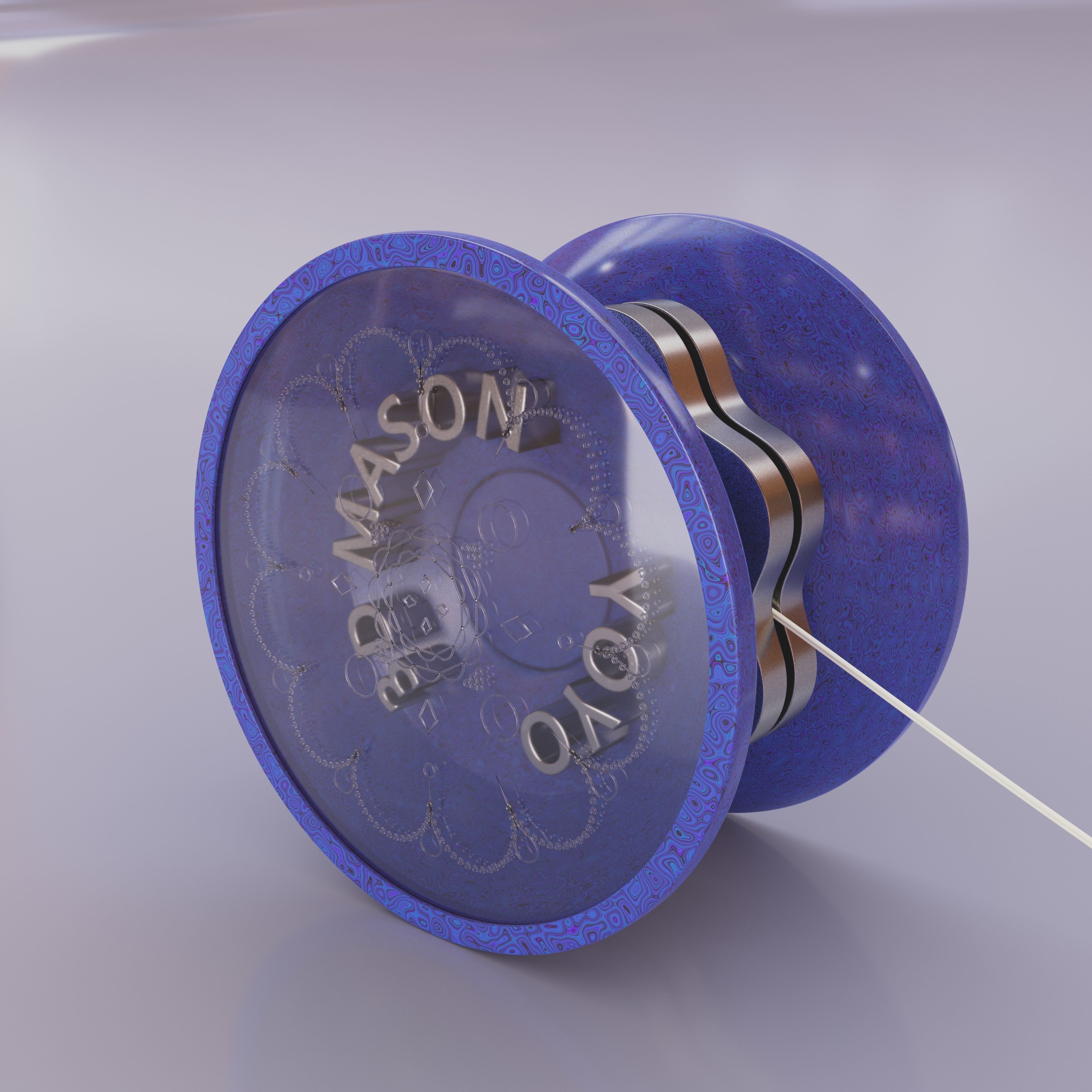 YOYO 3D MODEL mason spool free 3D model | CGTrader