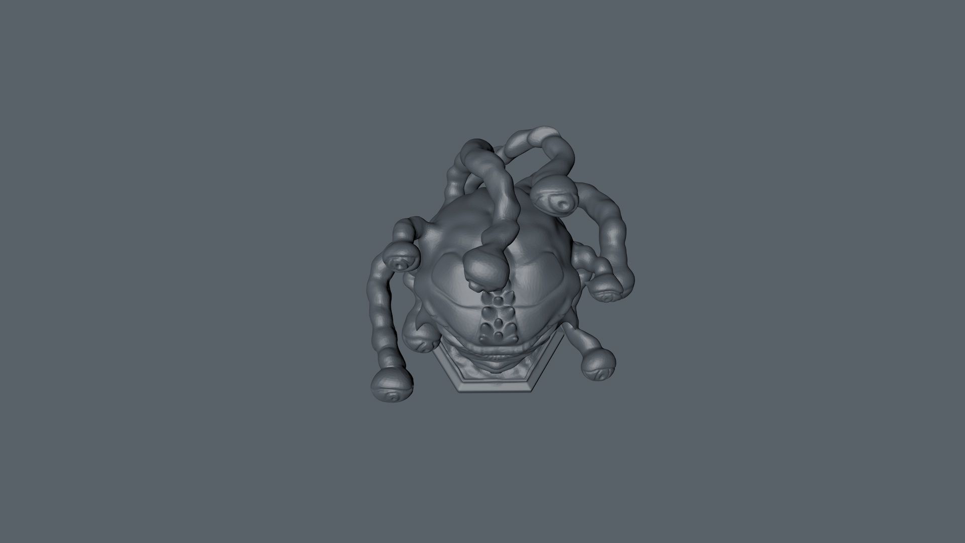 Dungeons and Dragons Beholder and stylized dice d20 3D model 3D ...