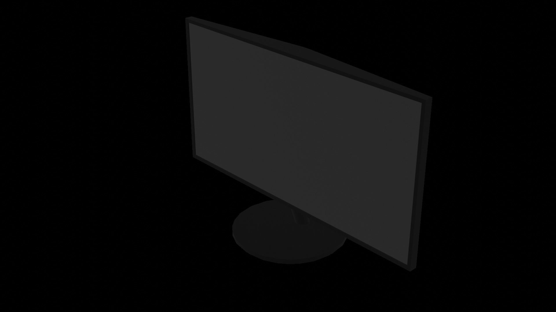 3D model Computer Monitor Low Poly Model VR / AR / low-poly | CGTrader