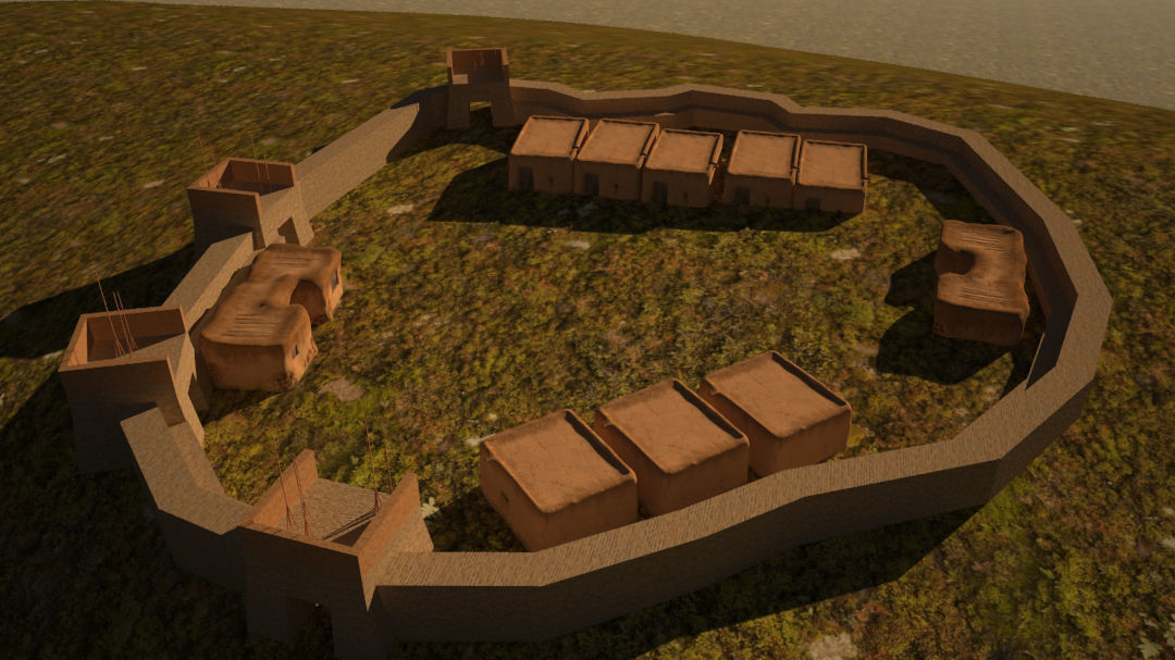 TROY I circular fortification 3D model | CGTrader