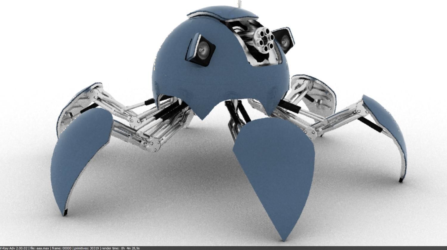 3D model BALL-SPIDER TRANSFORMER VR / AR / low-poly rigged | CGTrader