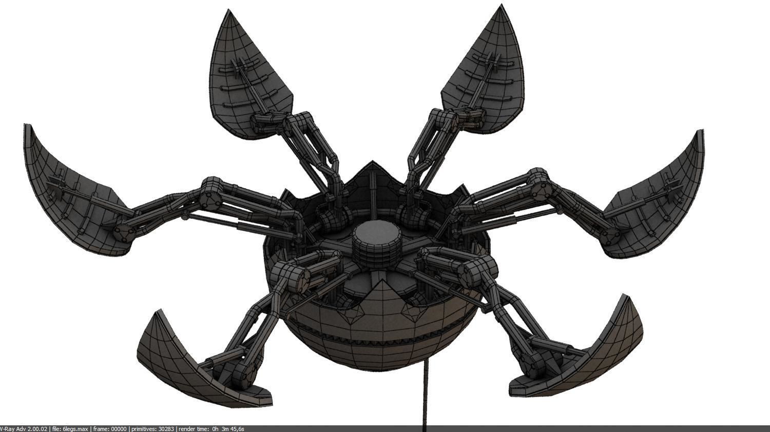 3D model BALL-SPIDER TRANSFORMER VR / AR / low-poly rigged | CGTrader