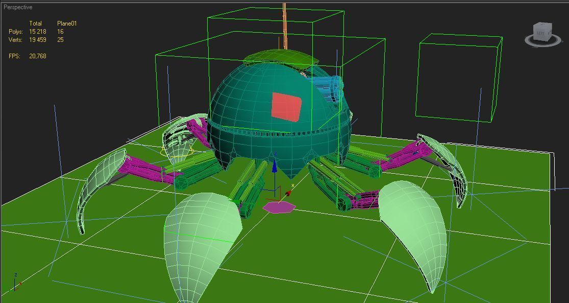 3D model BALL-SPIDER TRANSFORMER VR / AR / low-poly rigged | CGTrader