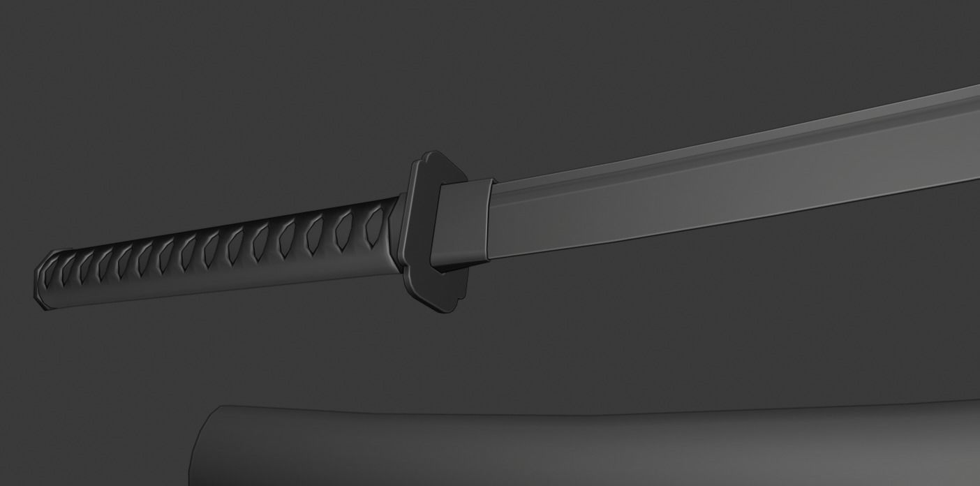 Katana game model free 3D model | CGTrader