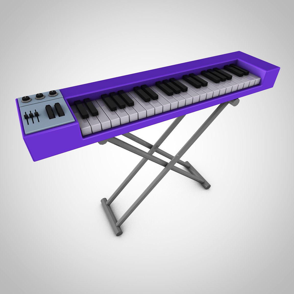 Low Poly Musical Instruments 3D model | CGTrader