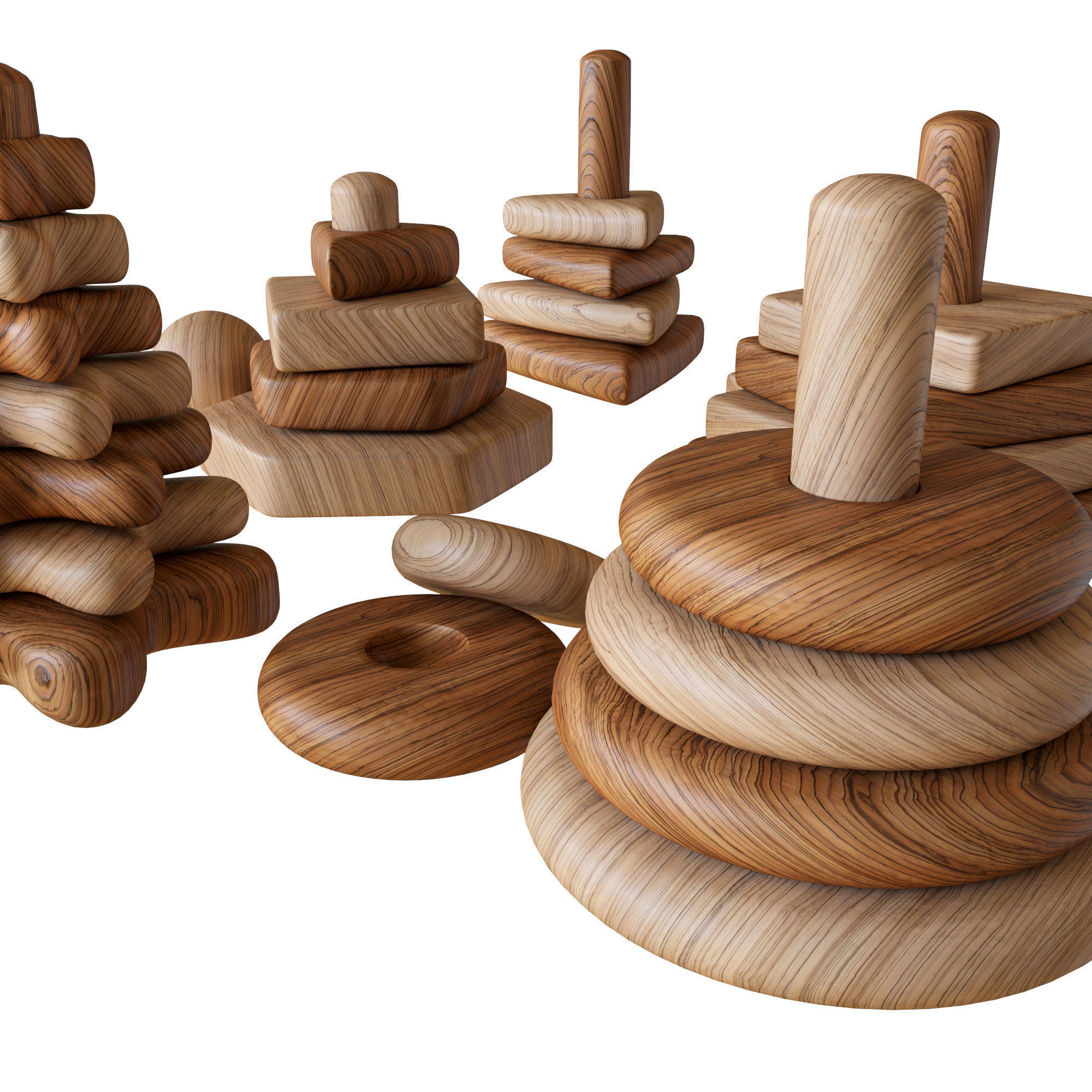 Children Toy Pyramid 3D model | CGTrader