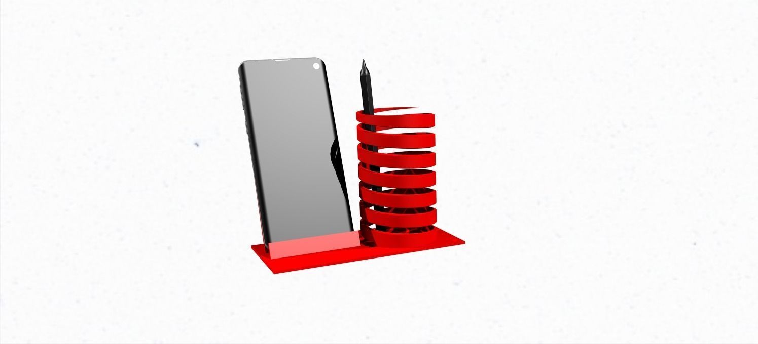 Phone holder with F1 logo 3D model 3D printable | CGTrader