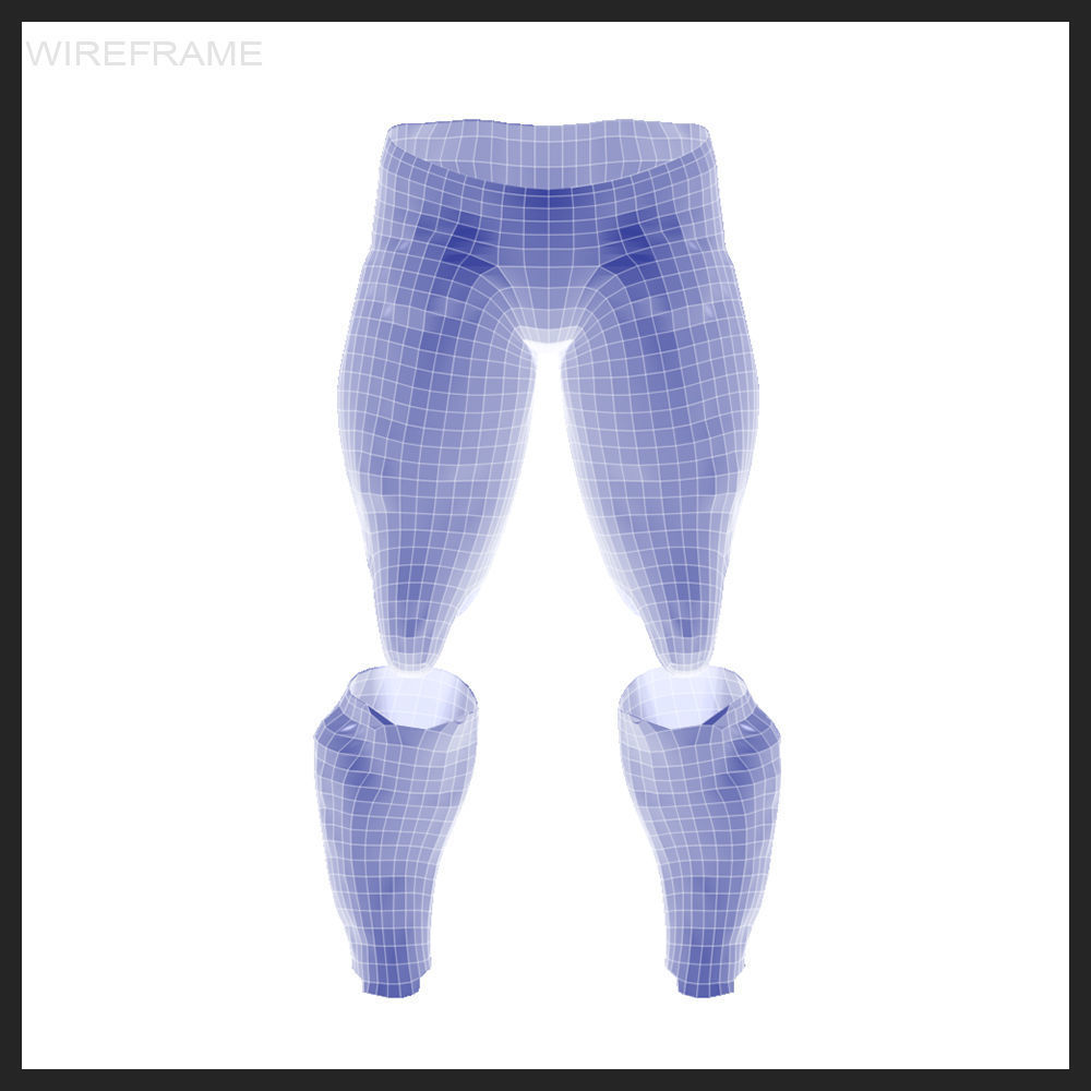 Scifi Legs Number01 - 3D Asset Game Model PBR - 3D model free VR / AR ...
