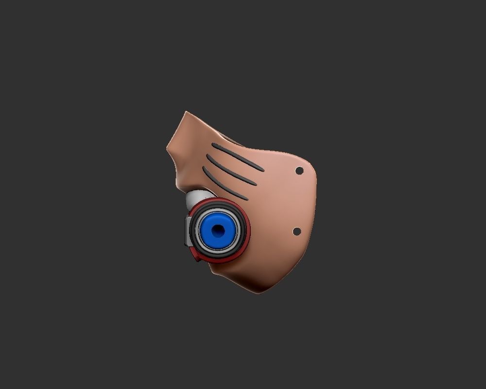 Ninja Face Mask free 3D model 3D printable | CGTrader