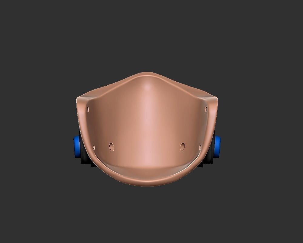 Ninja Face Mask free 3D model 3D printable | CGTrader