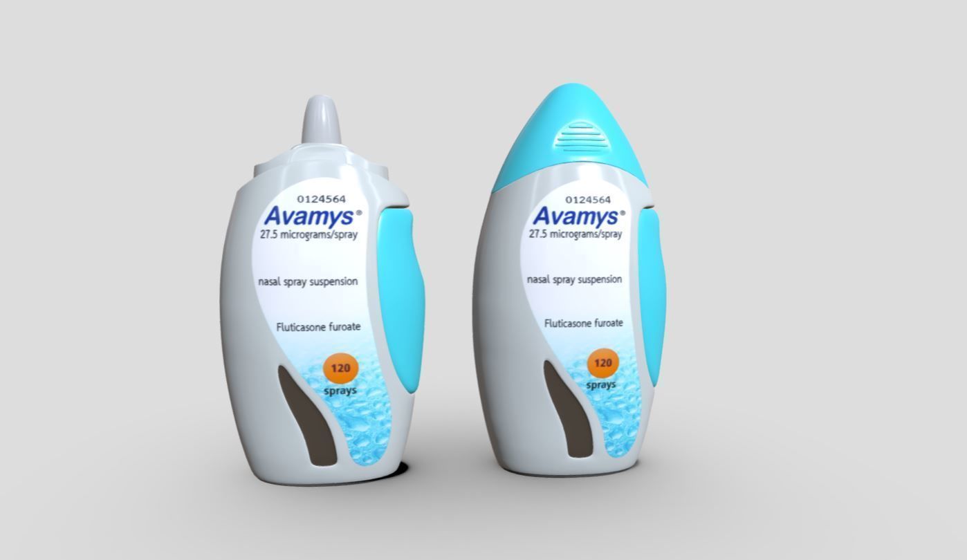 Avamys nasal spray 3D model | CGTrader
