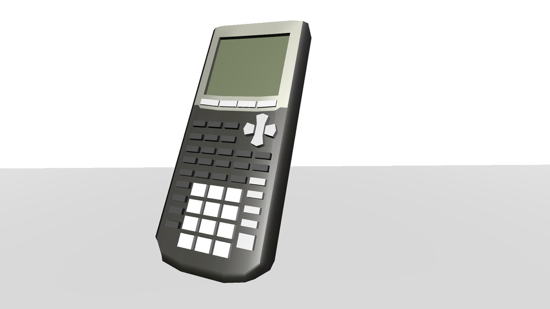 3D model TI-84 calculator VR / AR / low-poly | CGTrader