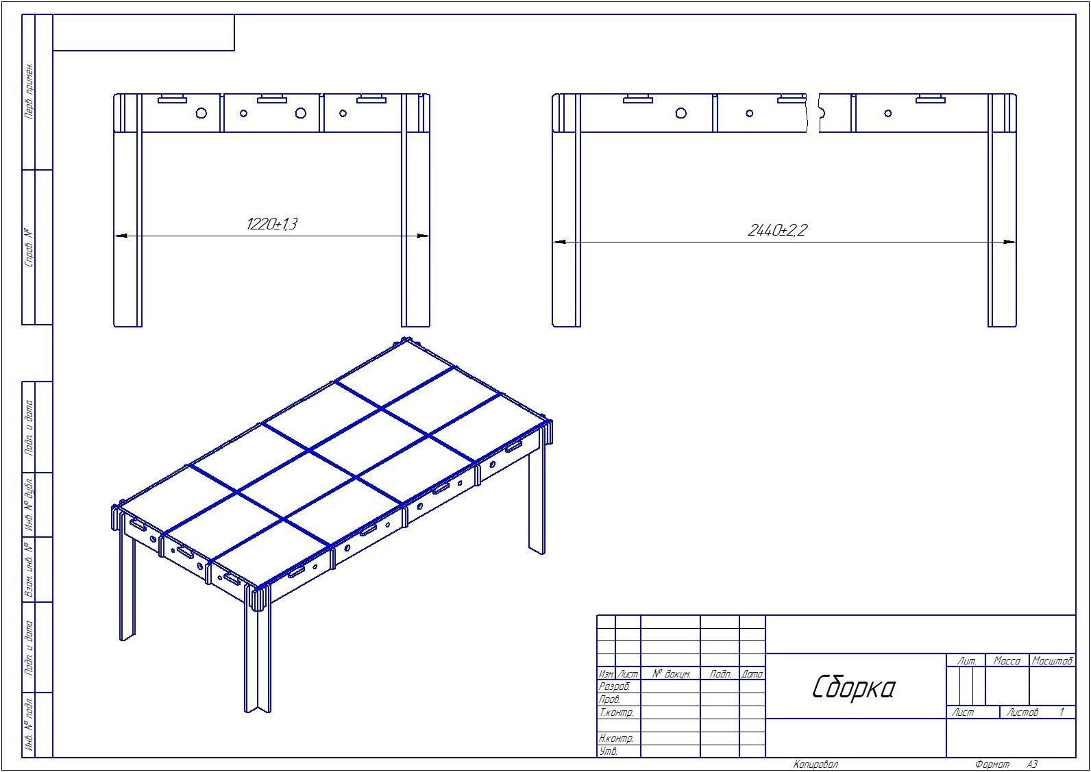 table-workbench for CNC 3D model | CGTrader