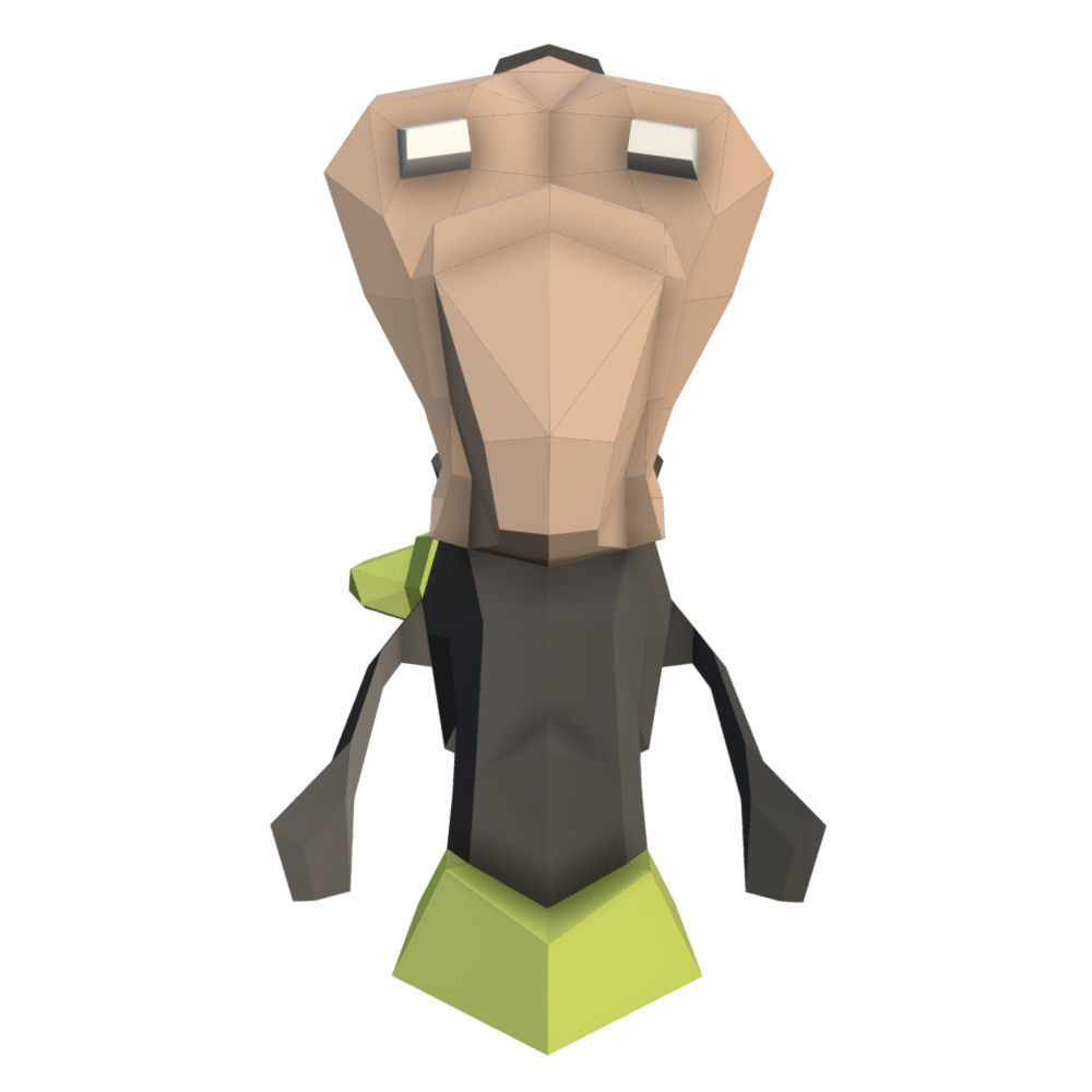 Goofy trophy 3D model | CGTrader