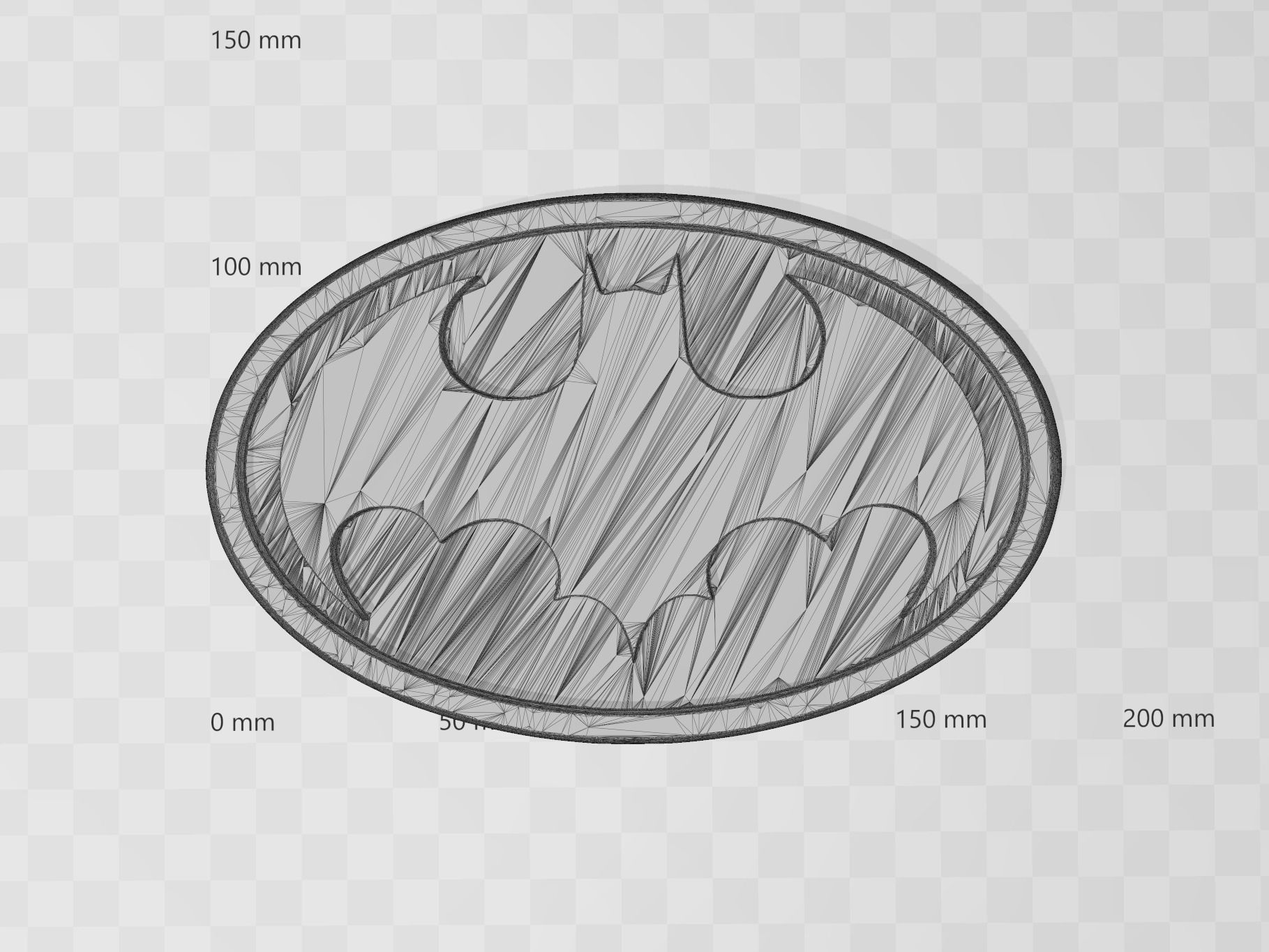1989 Batman Chest Logo Symbol Emblem 3D model 3D printable | CGTrader
