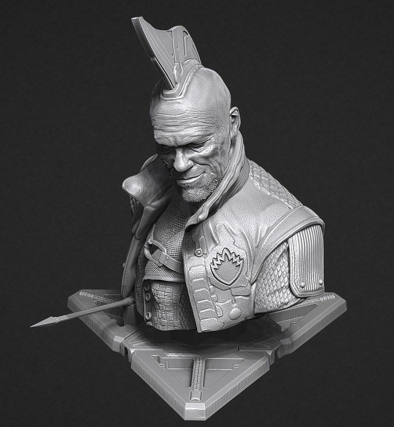 Yondu Udonta - Bust 3D model 3D printable | CGTrader