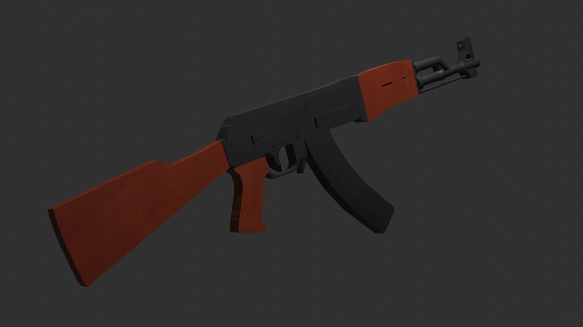 AK-47 Detailed And Textured For Game Designing 3D model | CGTrader