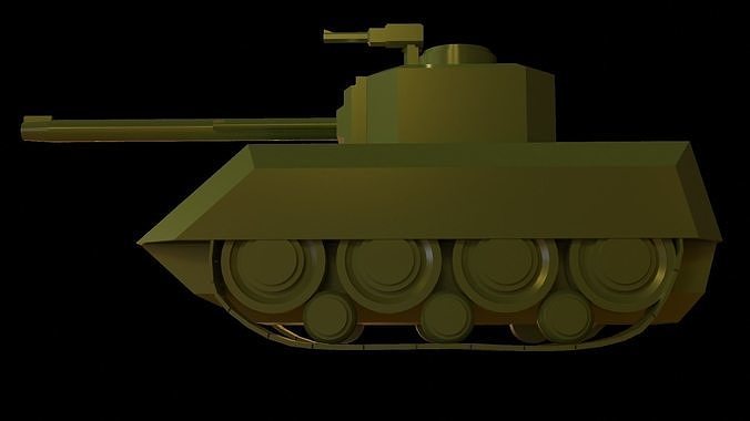 lowpoly tank free VR / AR / low-poly 3D model | CGTrader