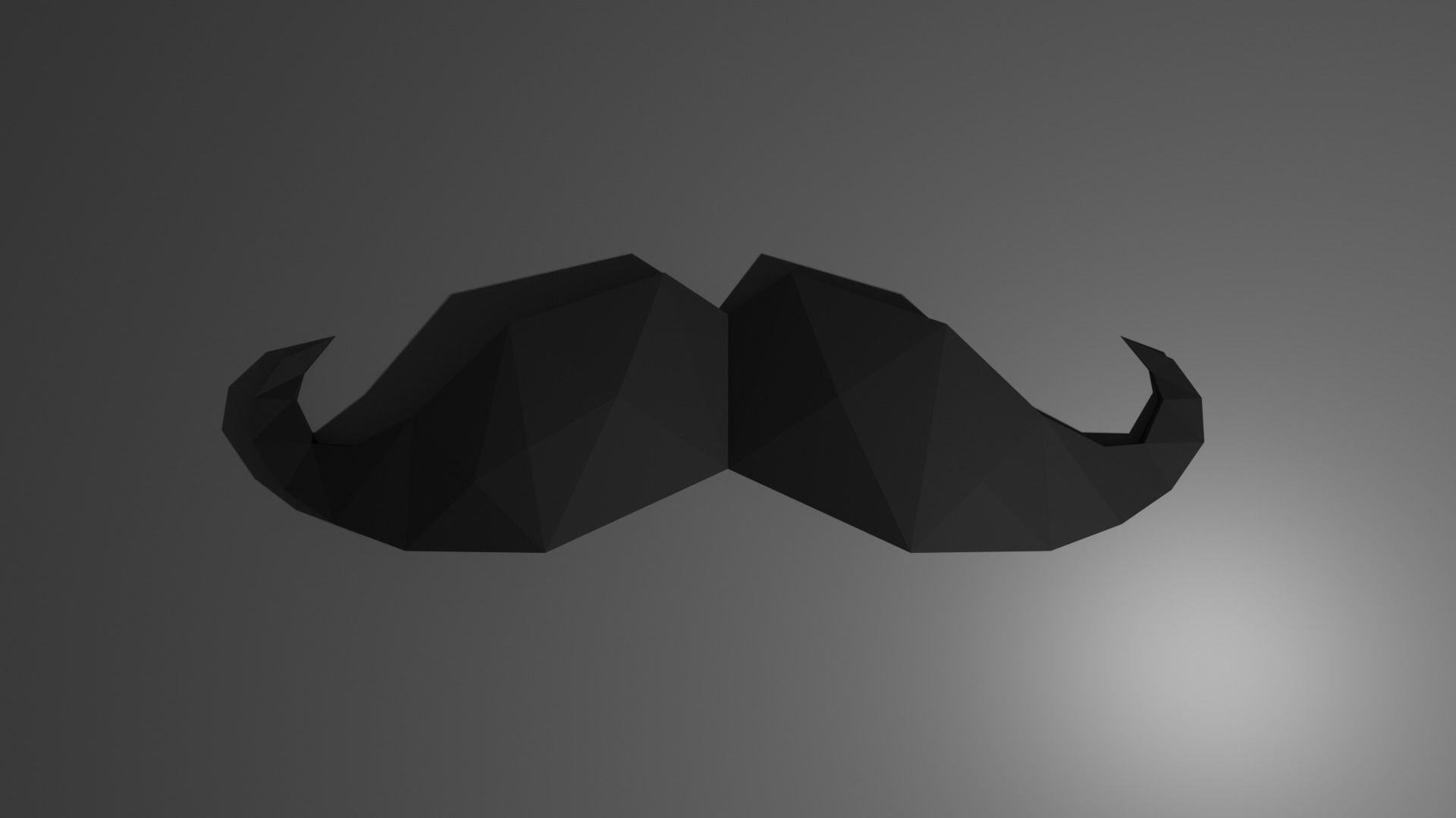 diy mustache papercraft template 3D model 3D printable | CGTrader