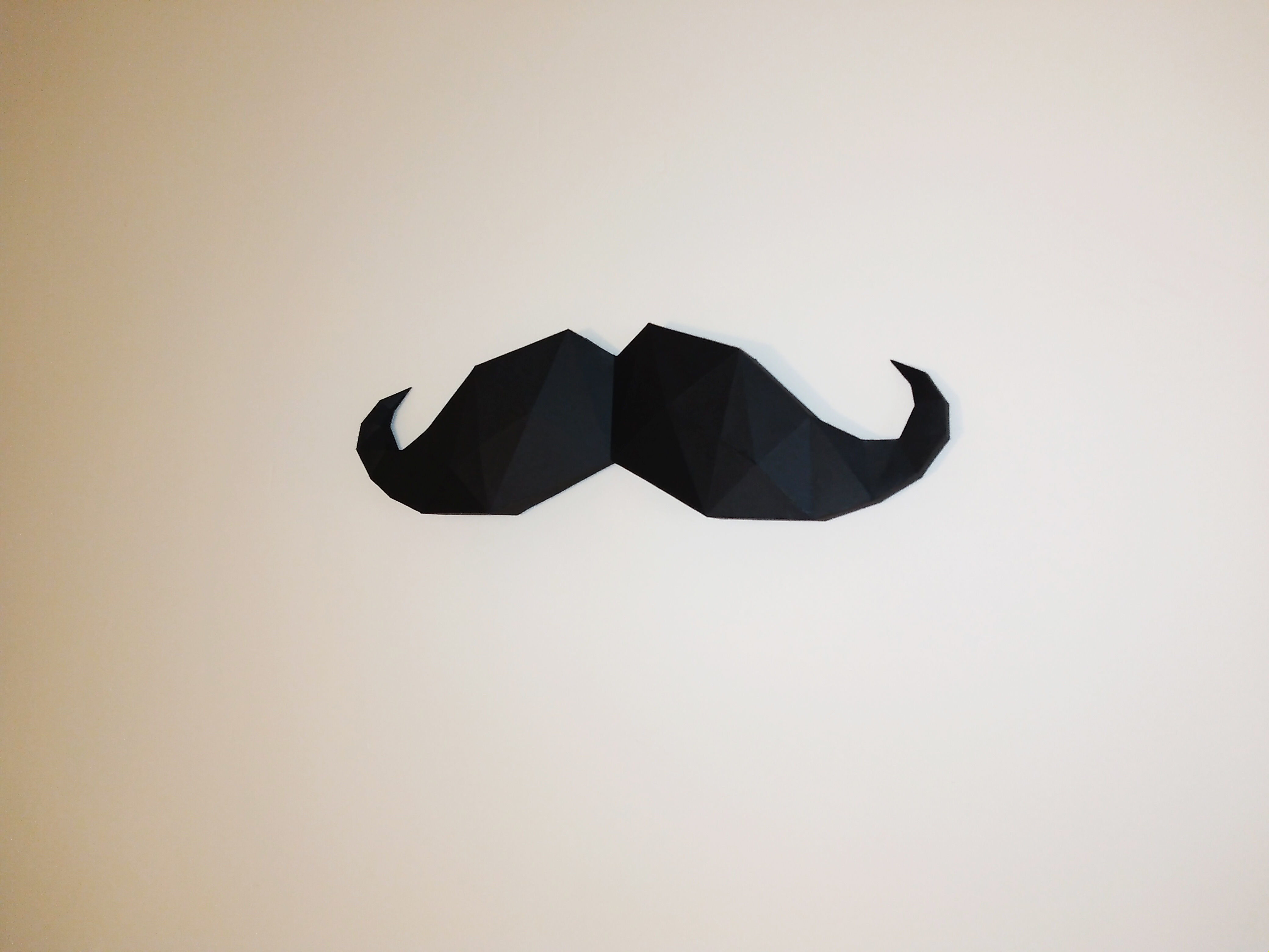 diy mustache papercraft template 3D model 3D printable | CGTrader